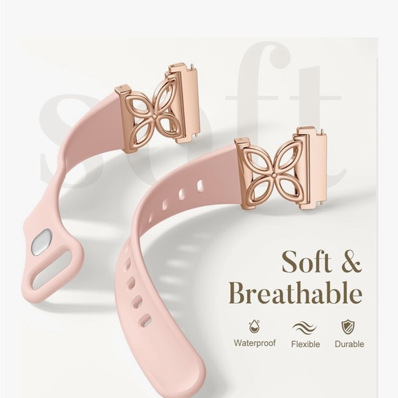 Wearables | Rose Gold Smartwatch With Pink Band | Poshmark